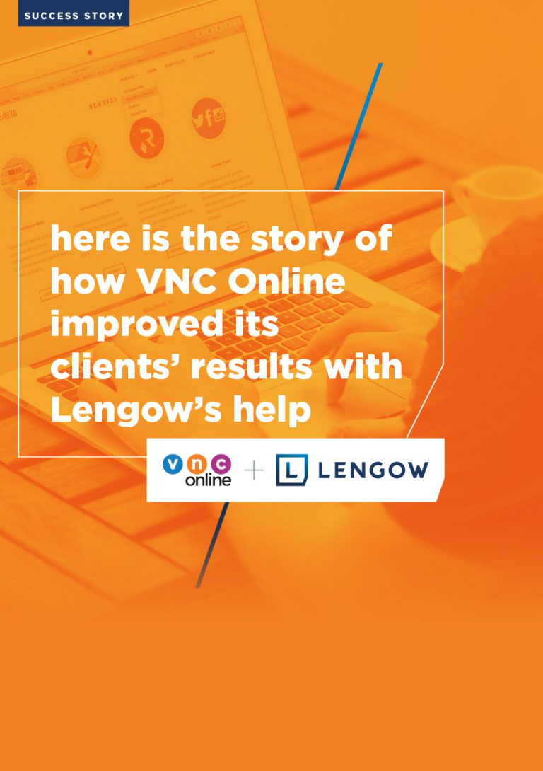 Case Study VNC Online - optimise product feed - Lengow