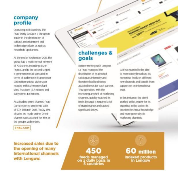 FNAC increase online sales - marketplace - case study - Lengow